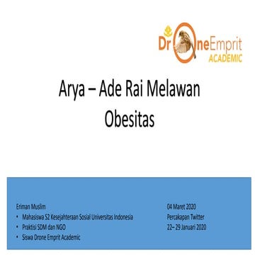 Arya ade rai melawan obesitas slide | PDF
