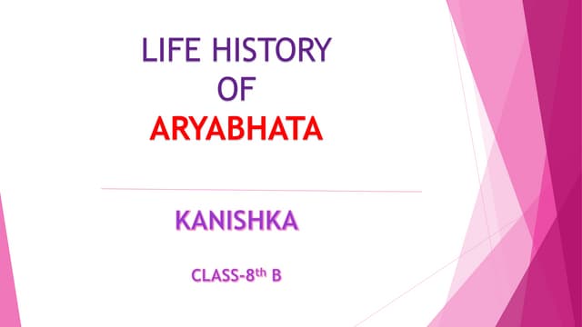 Aryabhatiya (476–550 CE). Astronomer.... | PPTX | Astrology | Religion ...