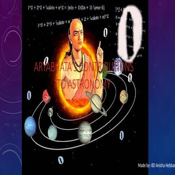 Aryabhatta | PPTX