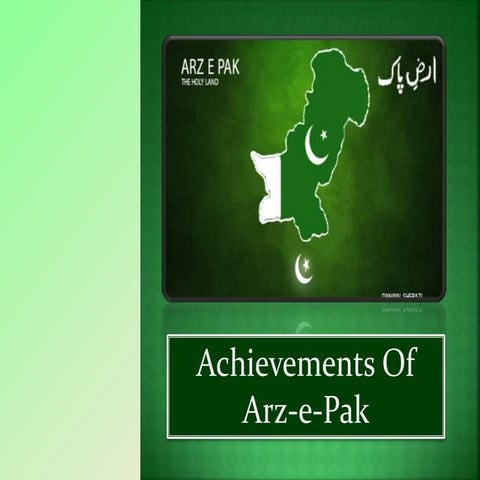 Achievements Of Pakistan. | PPTX
