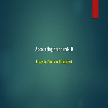 Indian Accounting Standard as per new or revised standards | PPTX