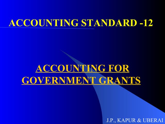 Indian accounting standard (ind as) 27 | PPTX