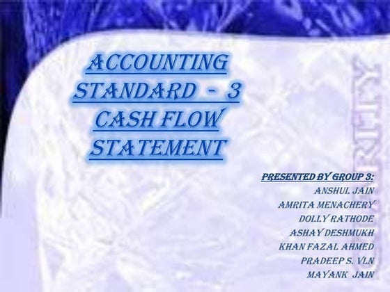 Accounting standard 6 Presentation | PPT