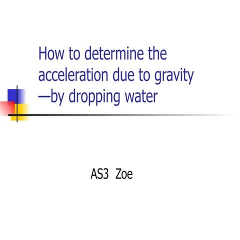 AS3/ Expt-g/ Zoe | PPT