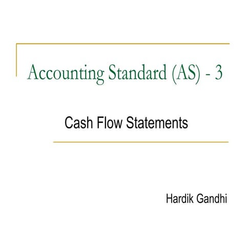 Accounting Cashflow | PPT