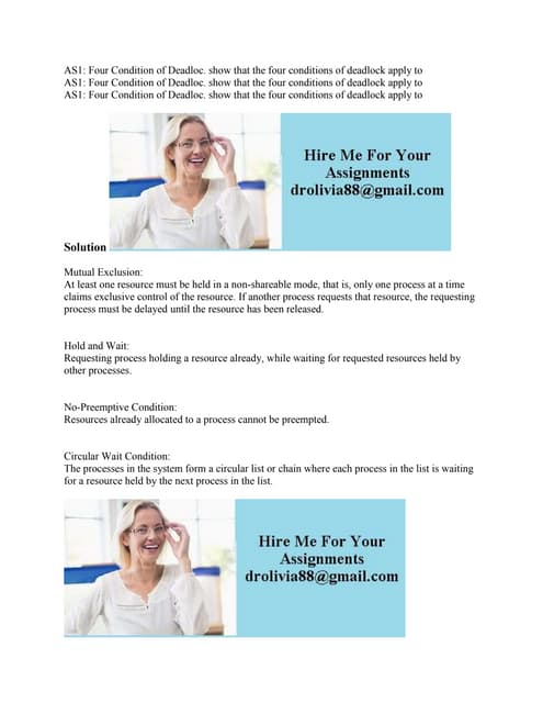 Unit 3 part 1(DEADLOCK) | PPT