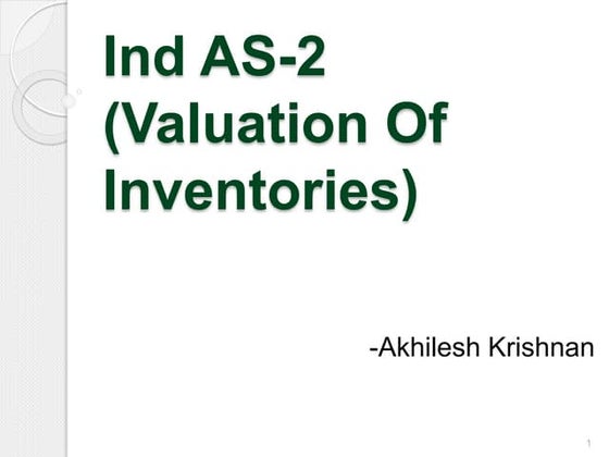 Corporate Reporting - MFRS102, IAS2: Inventory | PPTX