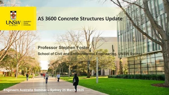 Designing a Concrete Beam Using the New AS3600:2018 - Webinar Slides ...