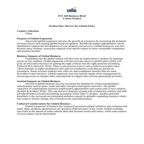 SNHU assignment IT courses. Washington University | PDF