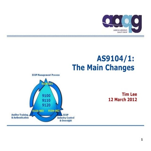 As9104 1 changes auditing tim lee 3-12-12 | PDF
