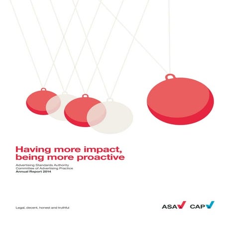 ASA (Advertising Standards Authority ) Annual Report 2014 | PDF