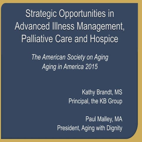 Hospice and palliative care | PPTX