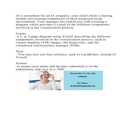 As a consultant for an IT company, your retail client is having trou | PDF