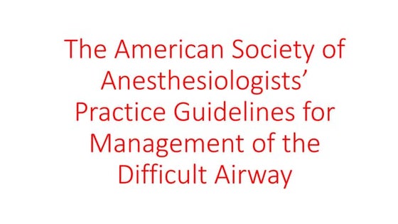 AIRWAY MANAGEMENT LIFE SAVINGS TECHNIQUE-WPS Office.pptx | Lung and ...