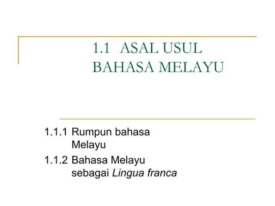 Kata serapan bahasa nusantara | PPSX