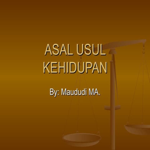 Asal usul-kehidupan | PPT