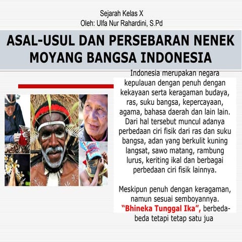 ASAL USUL NENEK MOYANG BANGSA INDONESIA.ppt
