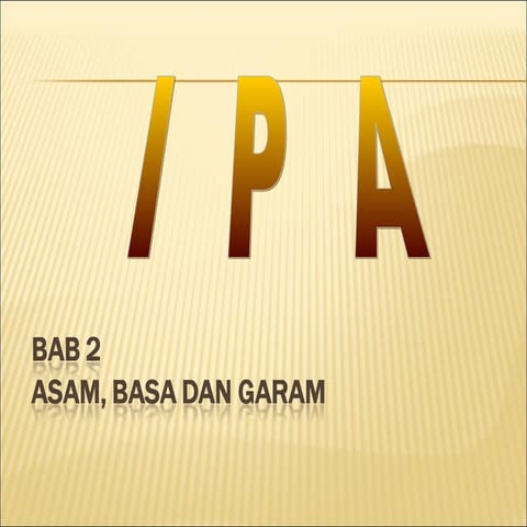 Asam basa-garam | PPT