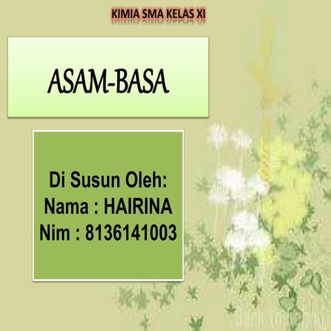 Asam basa | PPT
