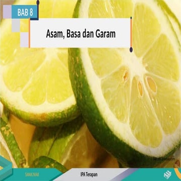 ASAM,BASA,GARAM, MATERI IPA TERAPAN KELAS X SMK.pptx
