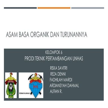 Asam basa organik | PPT
