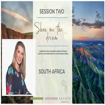 Asante Travel Destination Training | South Africa - 2020 | PPT