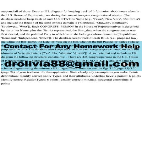 asap and all of those Draw an ER diagram for keeping track of inf.pdf