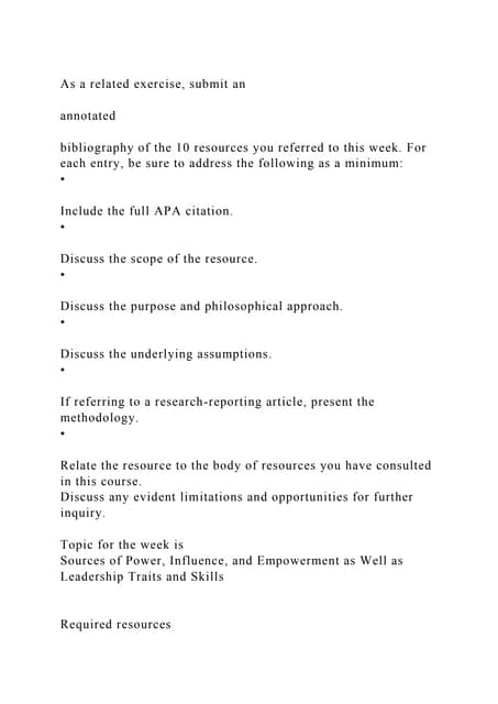 Application AssignmentAnnotated Bibliography on Student Support.docx