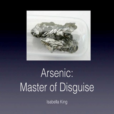 Lead & Arsenic poisoning in America | PDF