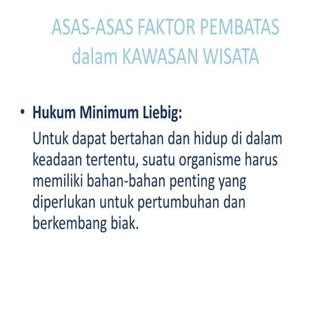 Asas asas faktor-pembatas | PDF