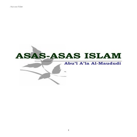 Asas asas islam - Fathi Yakan | PDF