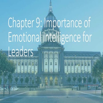 Importance of Emotional Intelligence for Leaders | PPT