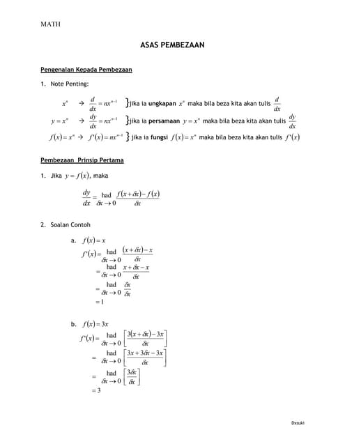 Spm Add Maths Formula List Form4 | PDF