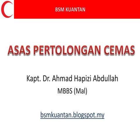 Asas pertolongan cemas | PPTX