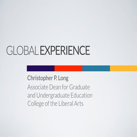 Global Experiences | PDF