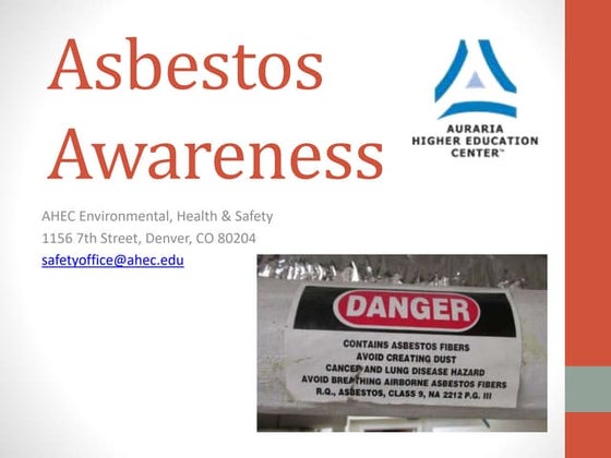 Asbestos | PPT | Illegal Drugs, Tobacco, eCigarettes, Vaping, Alcohol ...