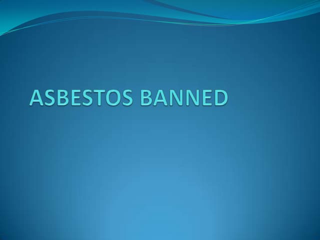 Linda Reinstein, "Asbestos Kills" | PPT | Lung and Respiratory Health | Diseases and Conditions