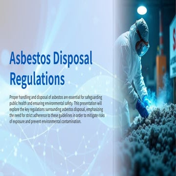 Asbestos Disposal Regulations: Why Proper Handling Matters | PDF