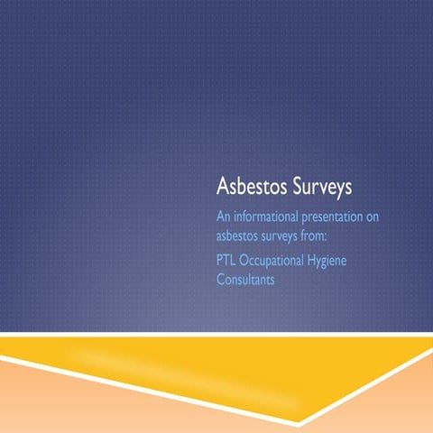 Asbestos surveys | PPT