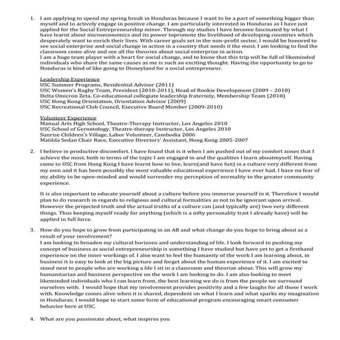 Byu Application Essay | PDF