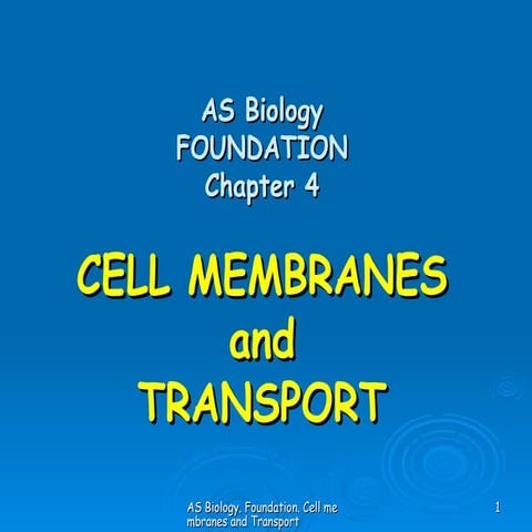AS Biology cell membranes: organells.ppt | Free Download