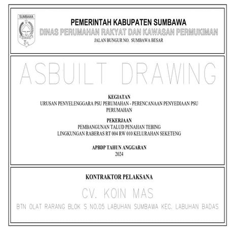 CONTOH ASBUILT DRAWING TALUD RABERAS.pdf