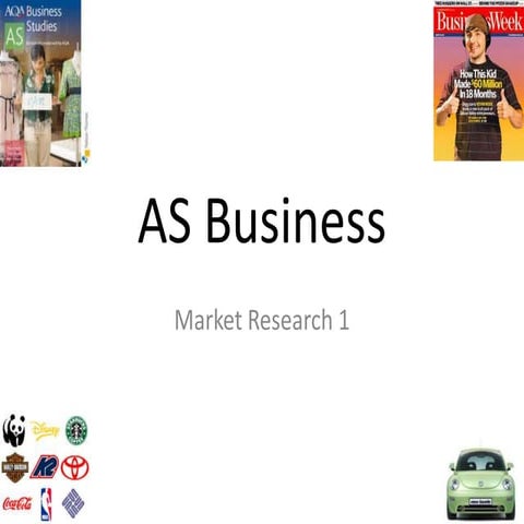 AS business studies market research | PPTX | Business | Business and ...