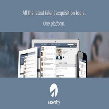 Meet Ascendify's Talent Cloud Platform | PPTX | Business | Business and Finance