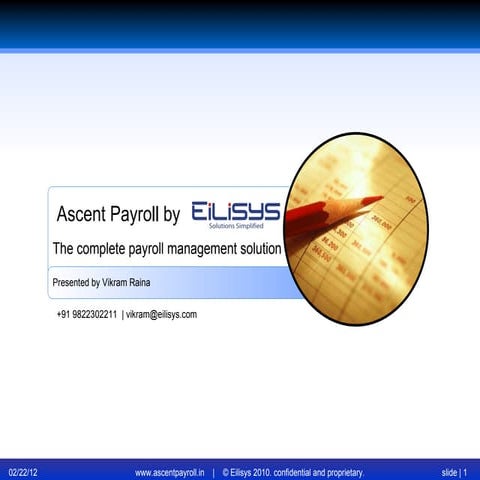 Ascent payroll sofware presentation | PPS