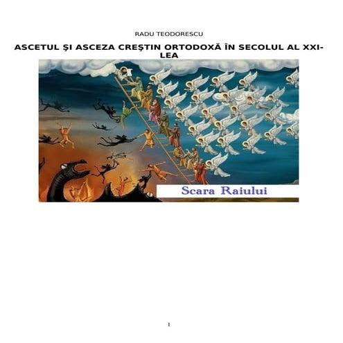 Ascetul şi asceza creştin ortodoxă În secolul al xxi-lea | PDF