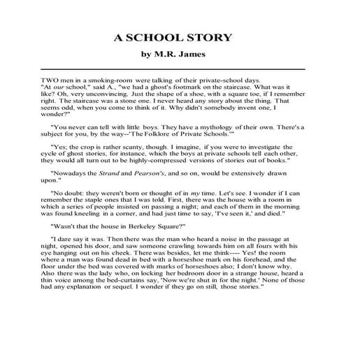 A school story | DOCX