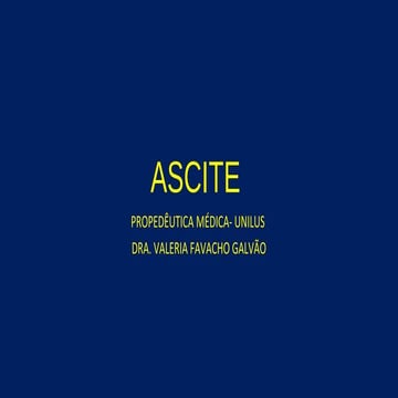 Ascite.pdf | Medical Health