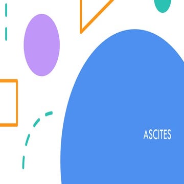 ASCITES-1.study of mechanisms of ascites fluid formation | PPT