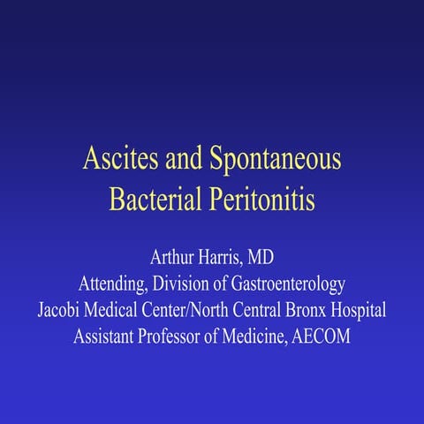 Approach to Spontaneous Bacterial Peritonitis.pptx
